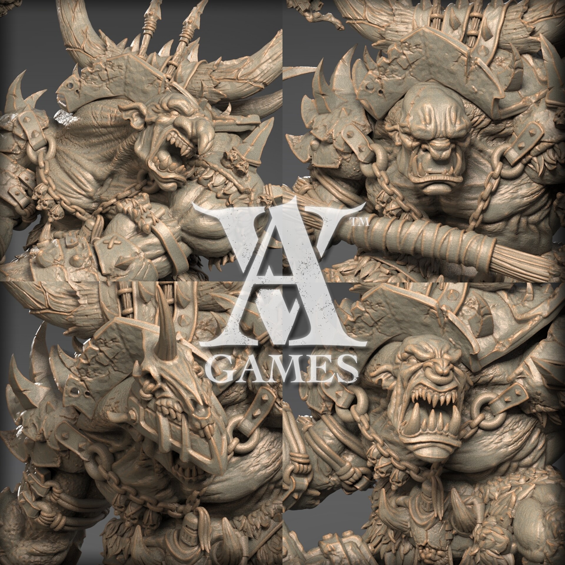 ArtStation - Trolls & Goblins for Archvillain Games