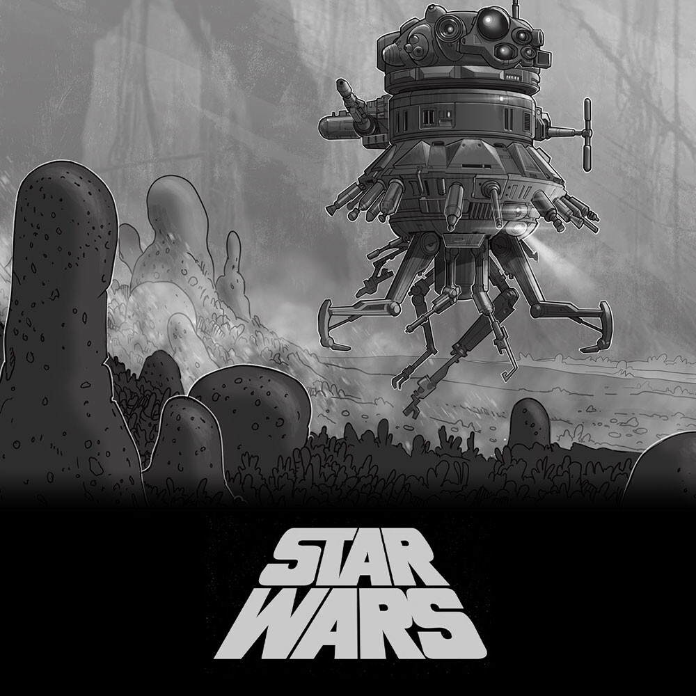 ArtStation - Star Wars : Probe Droid 2