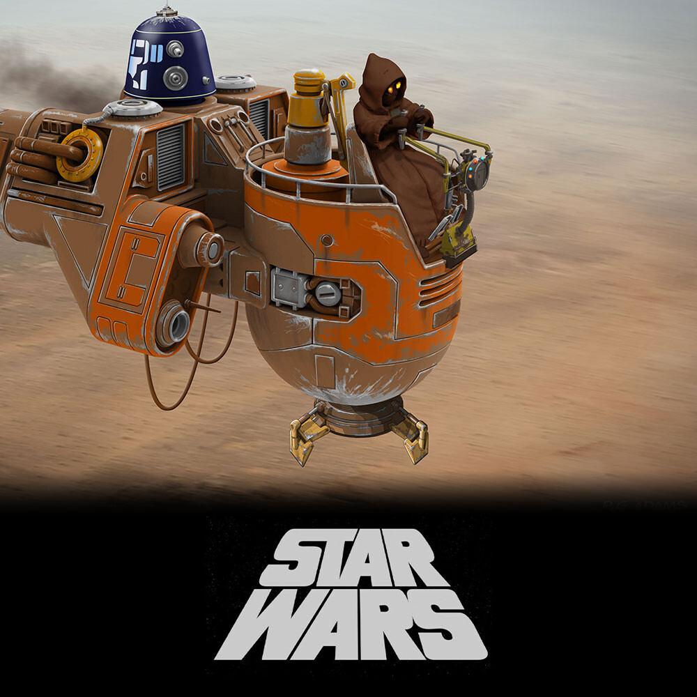ArtStation - STAR WARS : JAWA VEHICLE : FINAL CONCEPT