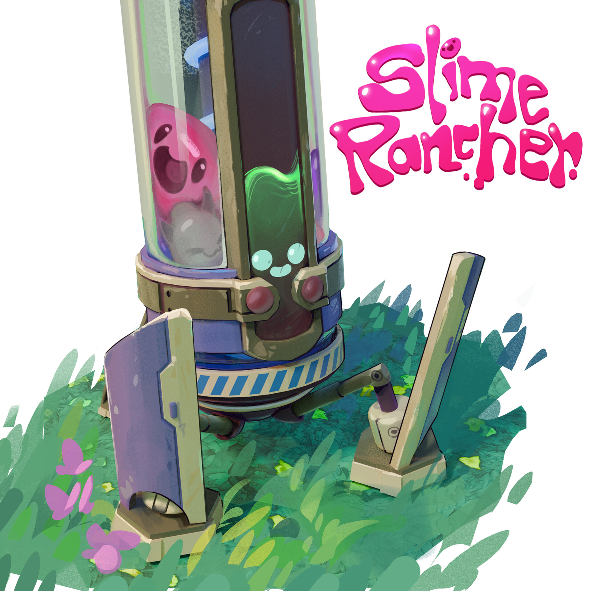 ArtStation - Reservoir Drone - Slime Rancher 2 Fanart