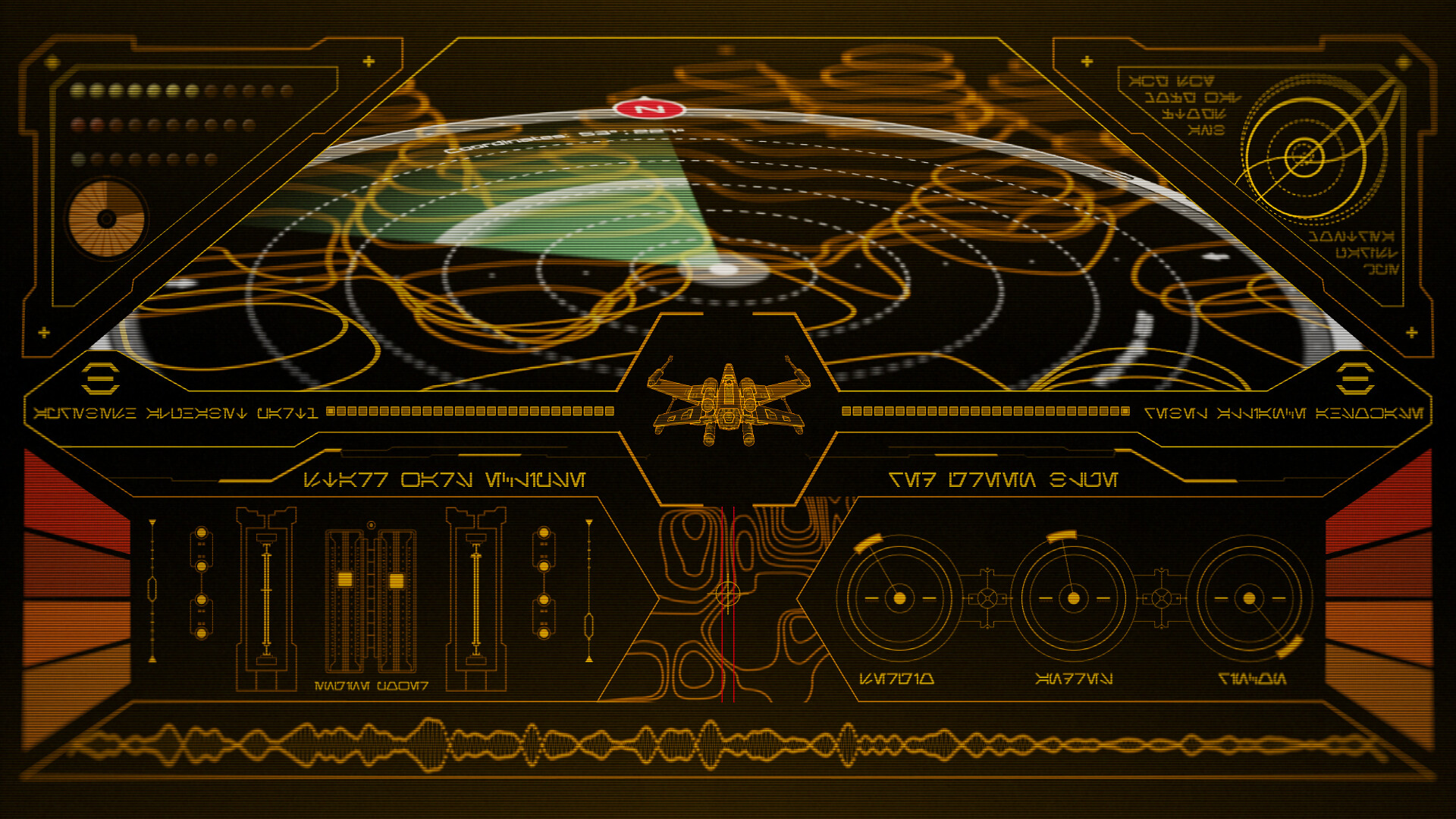 ArtStation - X-wing HUD and Combat Dashboard