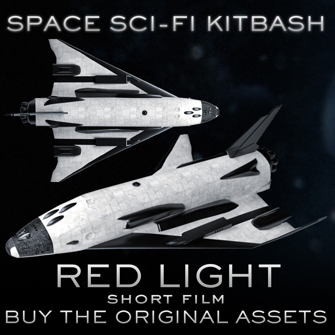 ArtStation - Space Sci-Fi Kitbash Assets