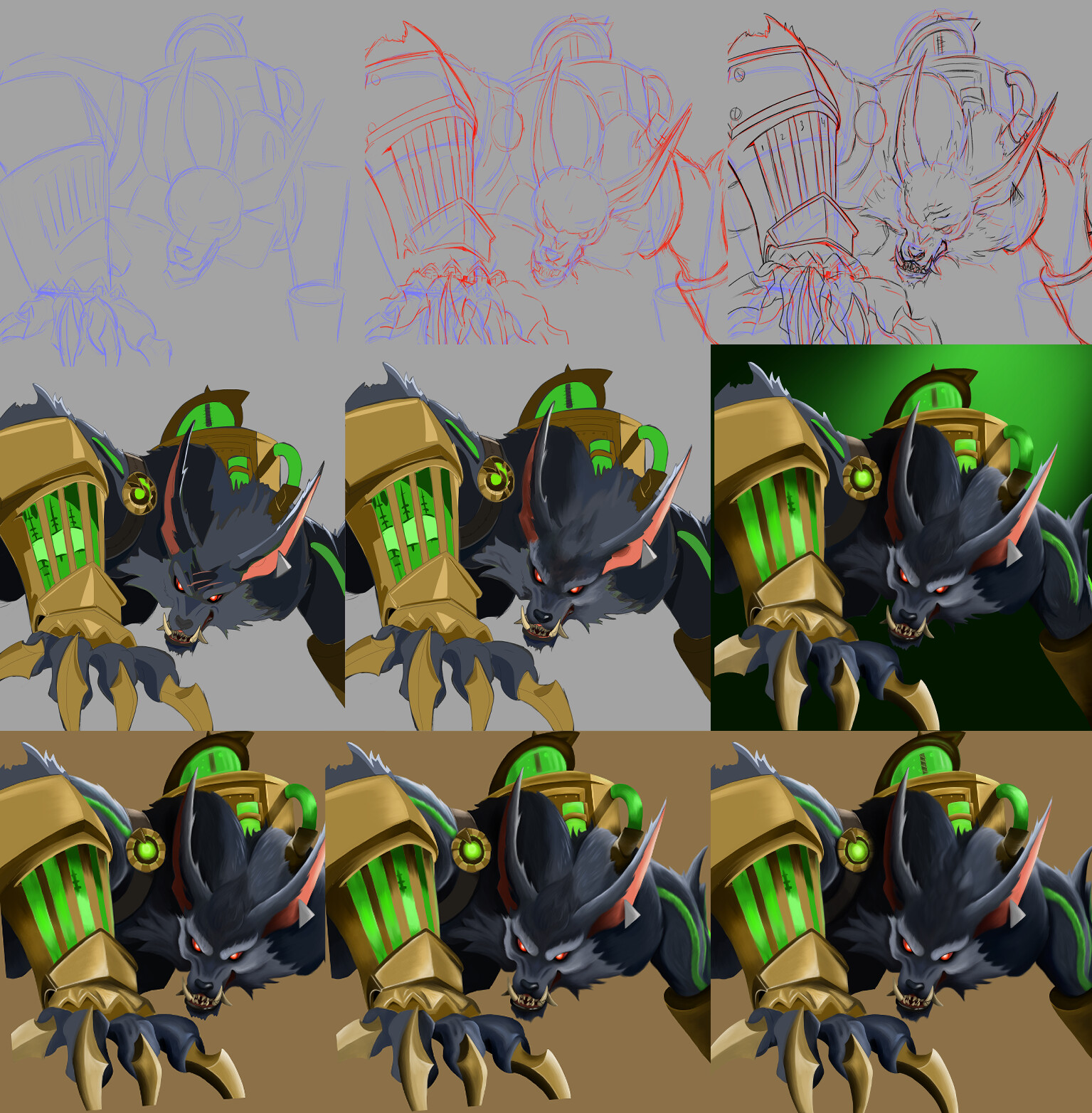 ArtStation - Warwick League of Legends