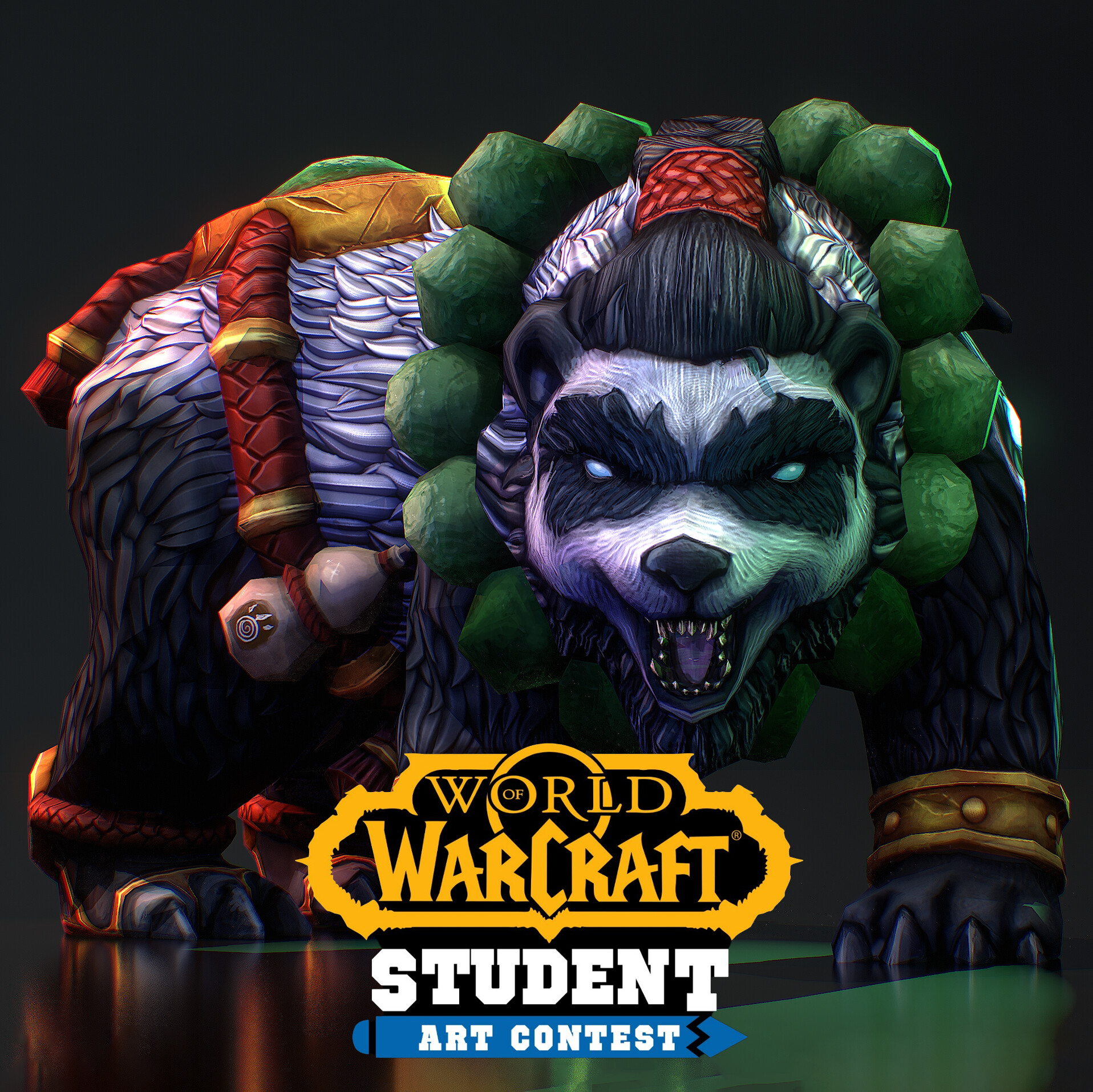 ArtStation - Pandaren Feral Druid Bear Form