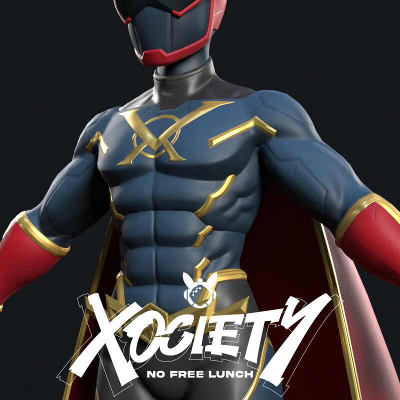 ArtStation - Xociety HeroX Male