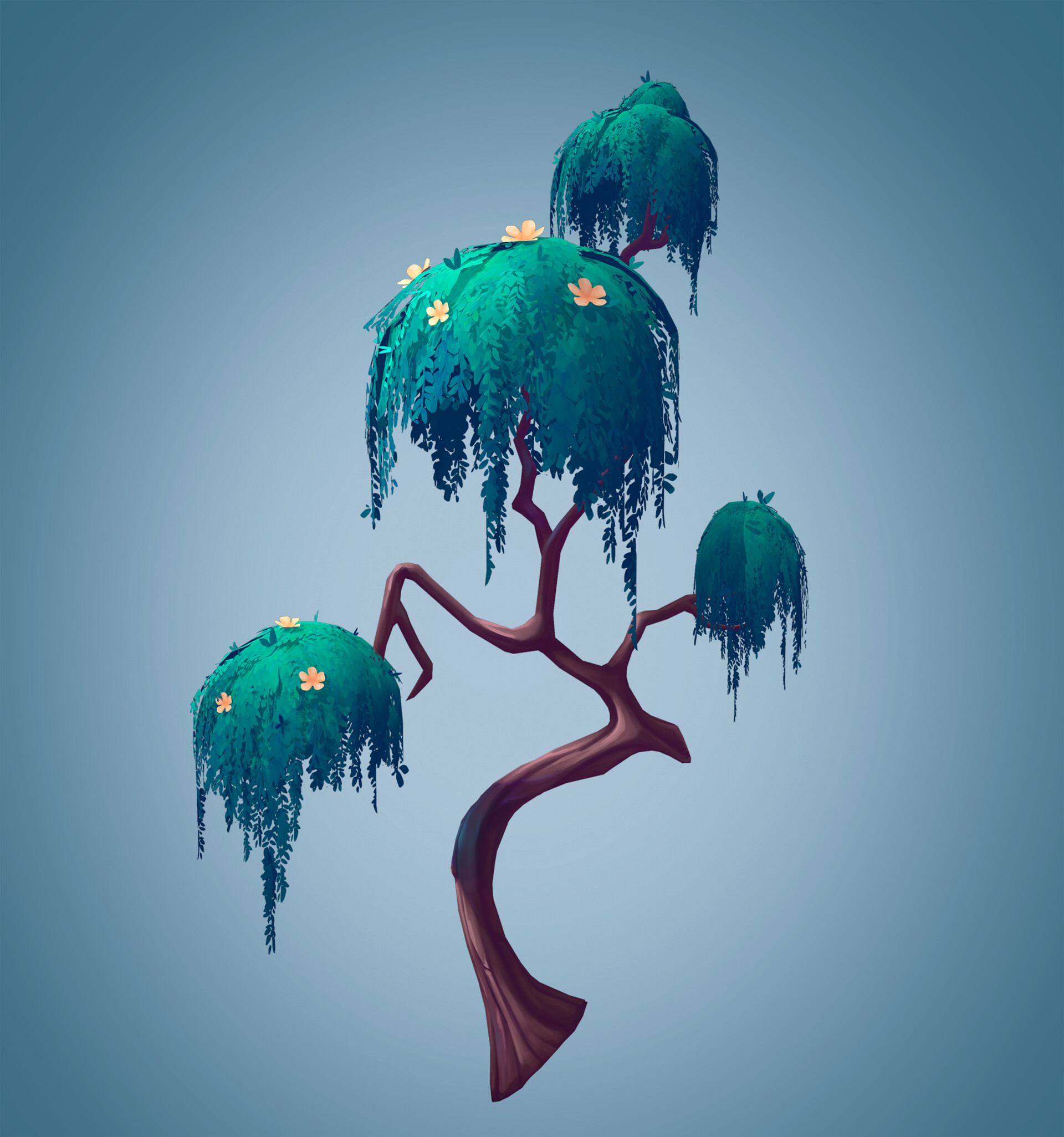 ArtStation - Stylized-Tree