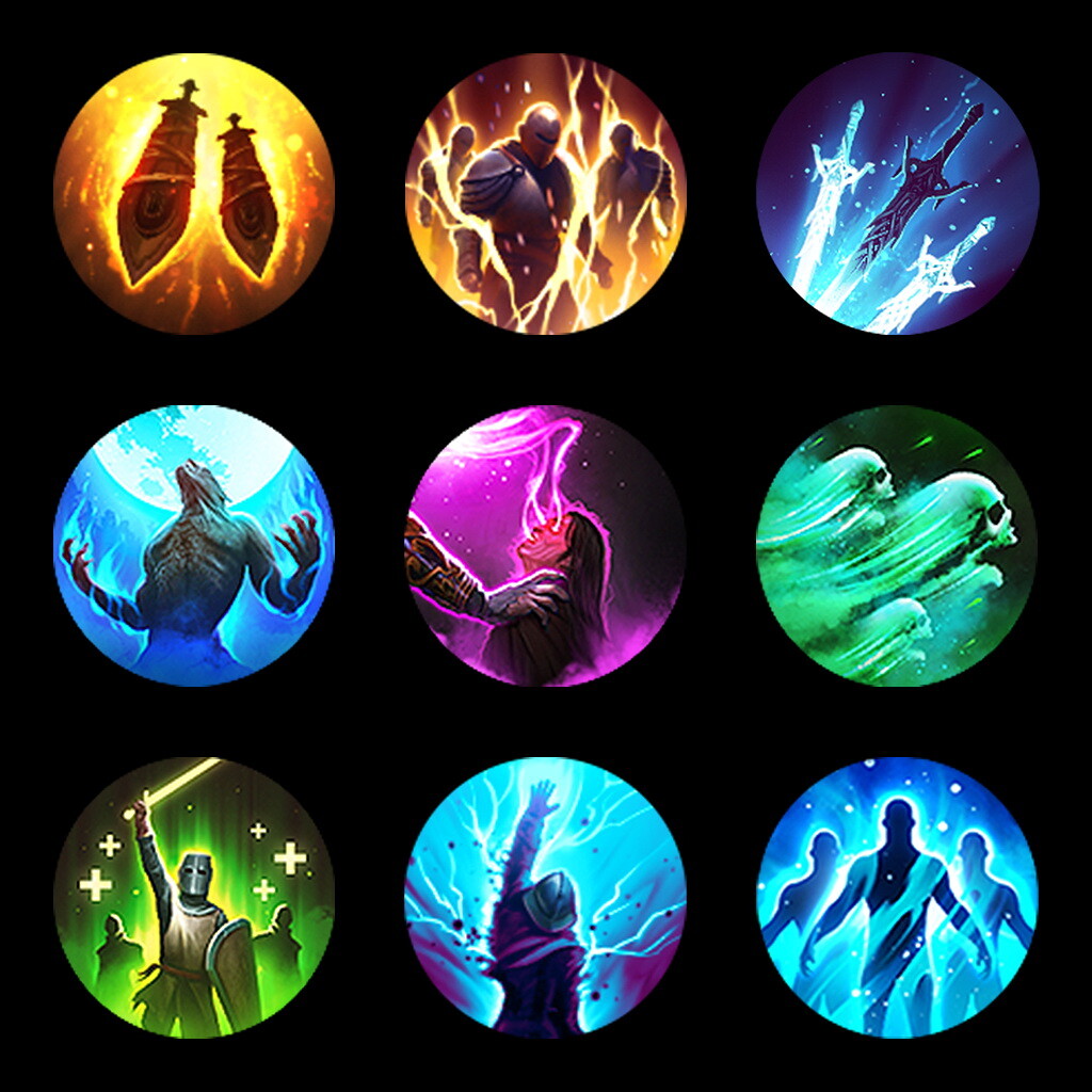ArtStation - concept icons skill