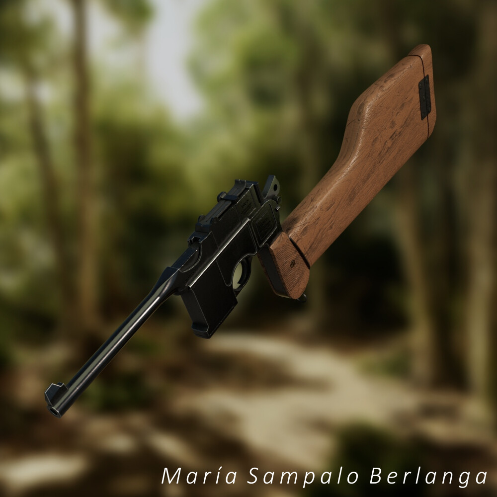 ArtStation - Rigging Dolch 96 (Hunt: Showdown)