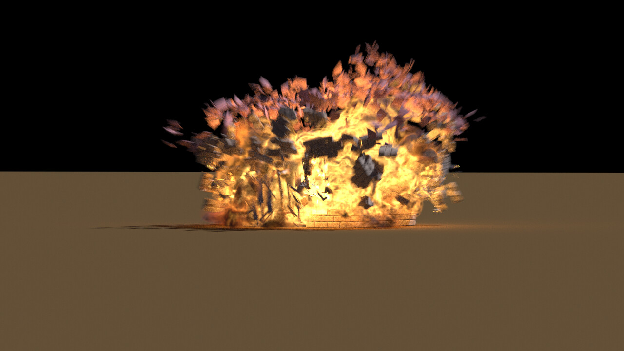 ArtStation - House destruction