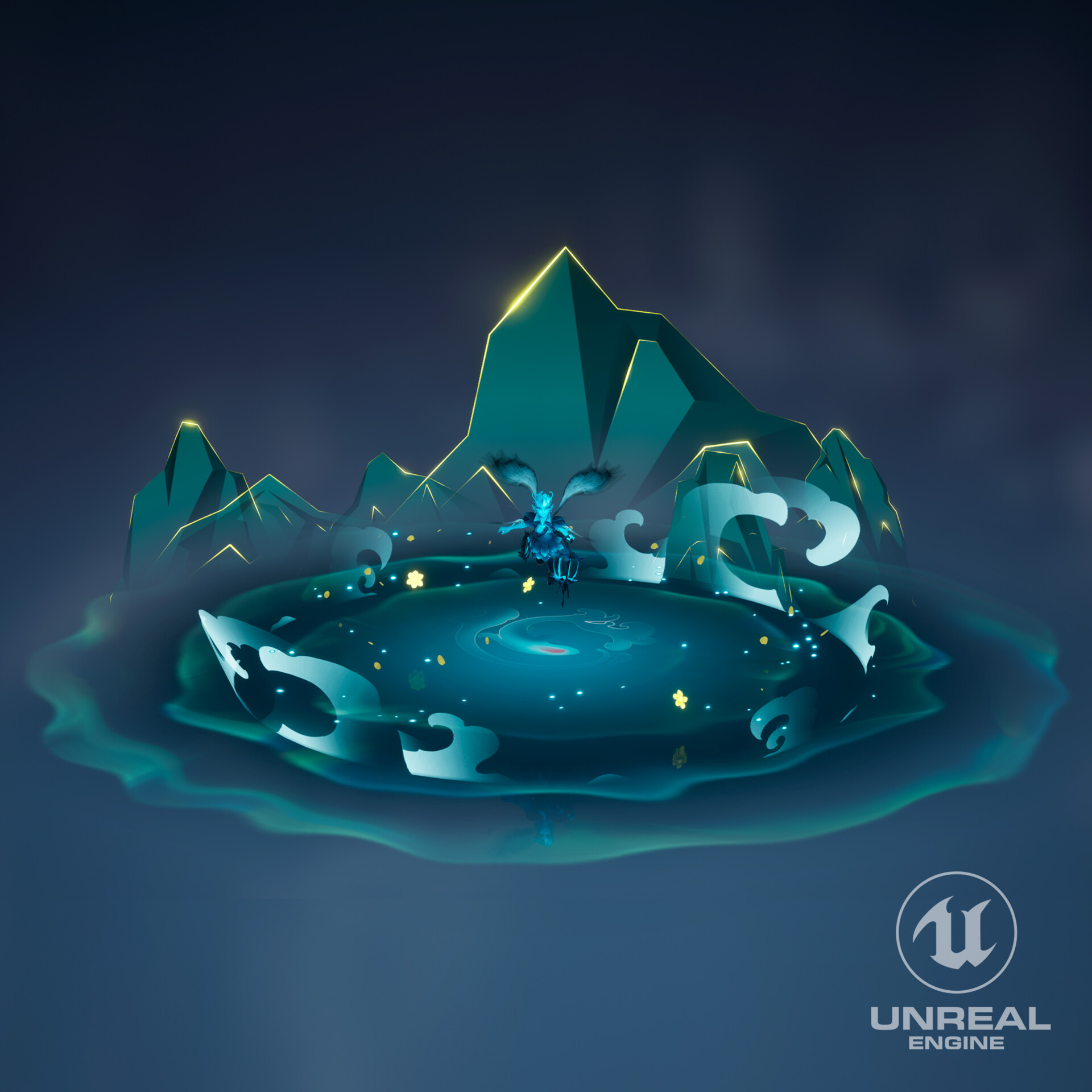 ArtStation - VFX UE5 Mountain Aura