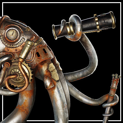 ArtStation - Steampunk Octopus