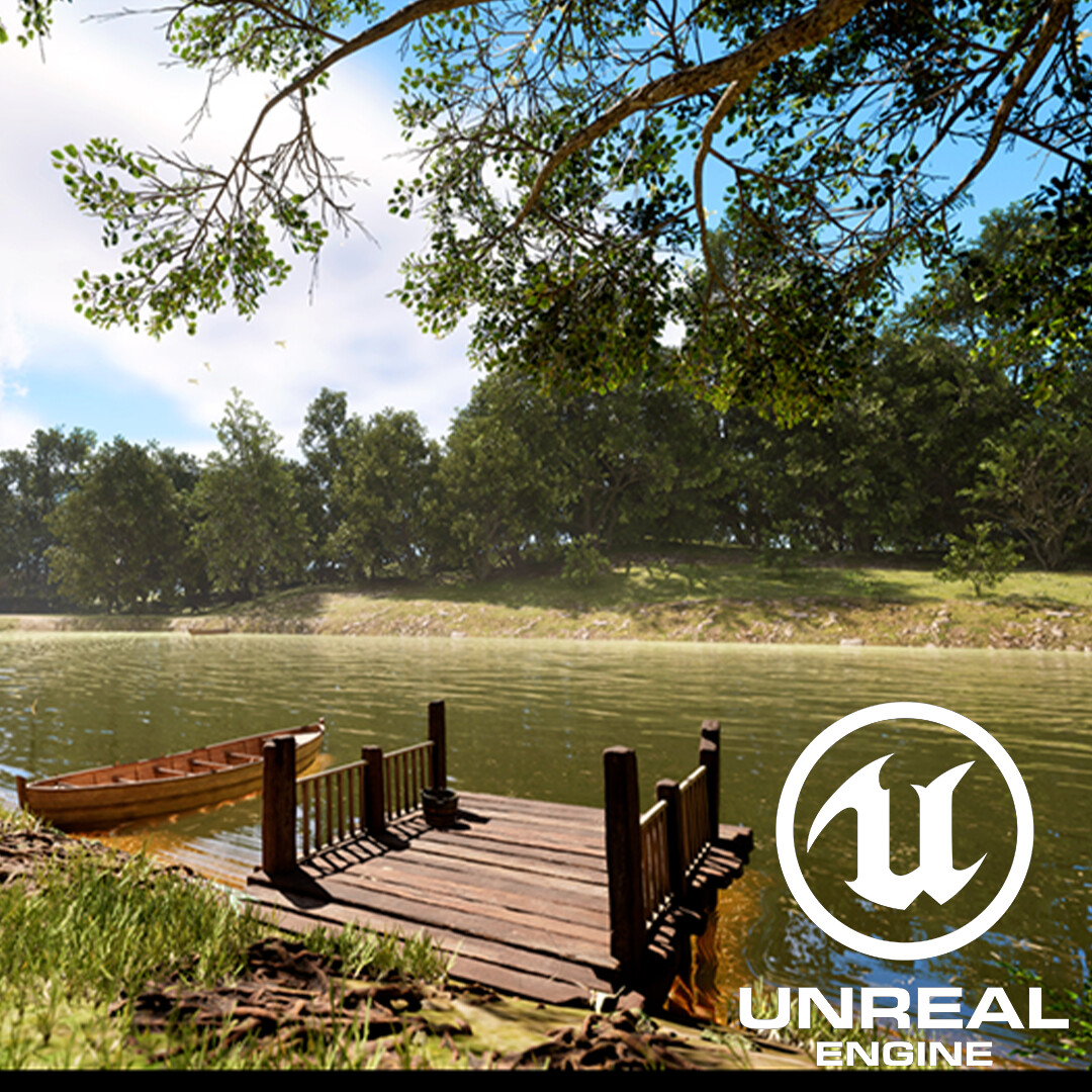 ArtStation - LakeSide Cottage - Unreal Engine 5