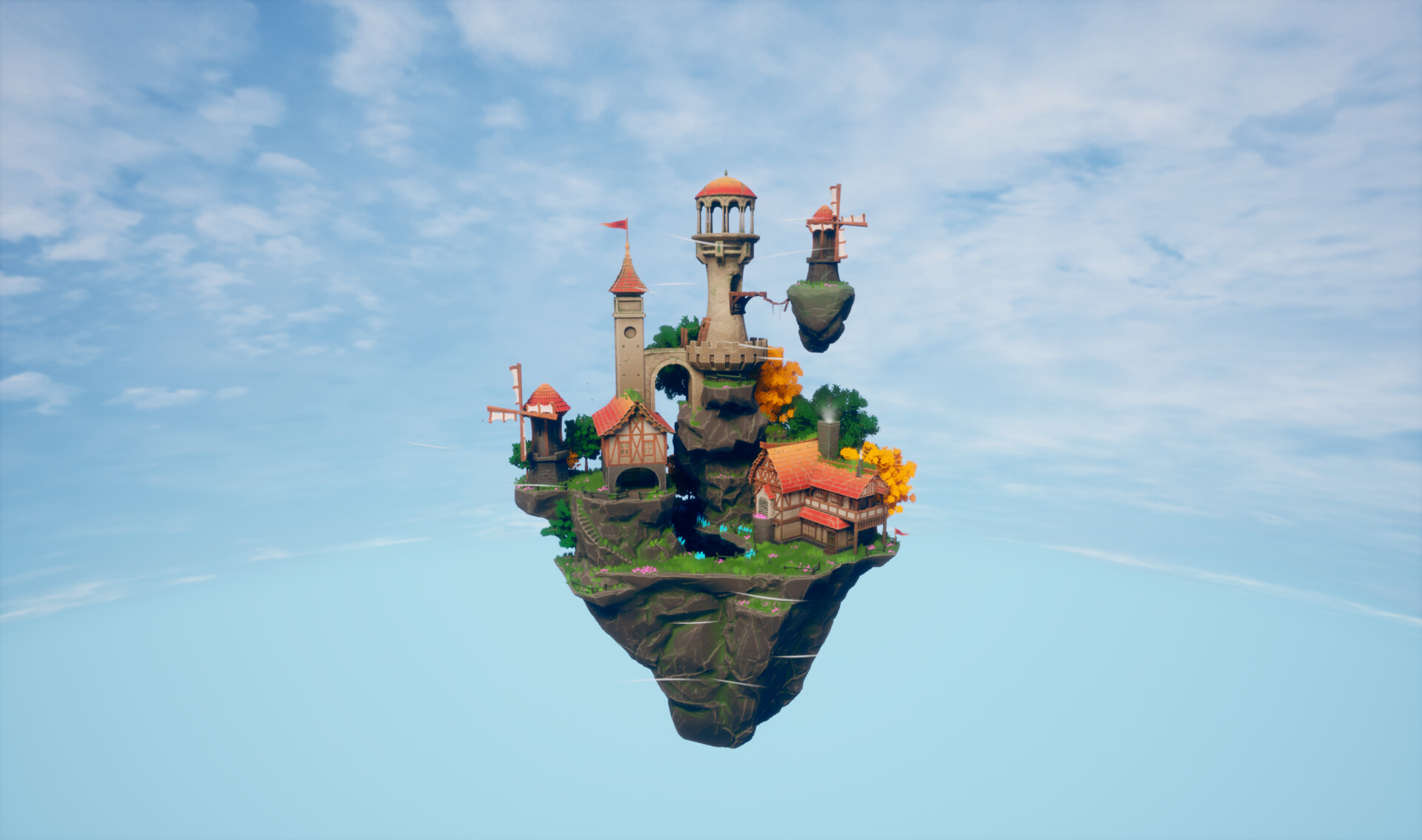 ArtStation - Floating Island