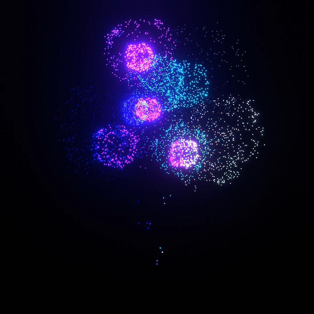 ArtStation - Fire works in blender