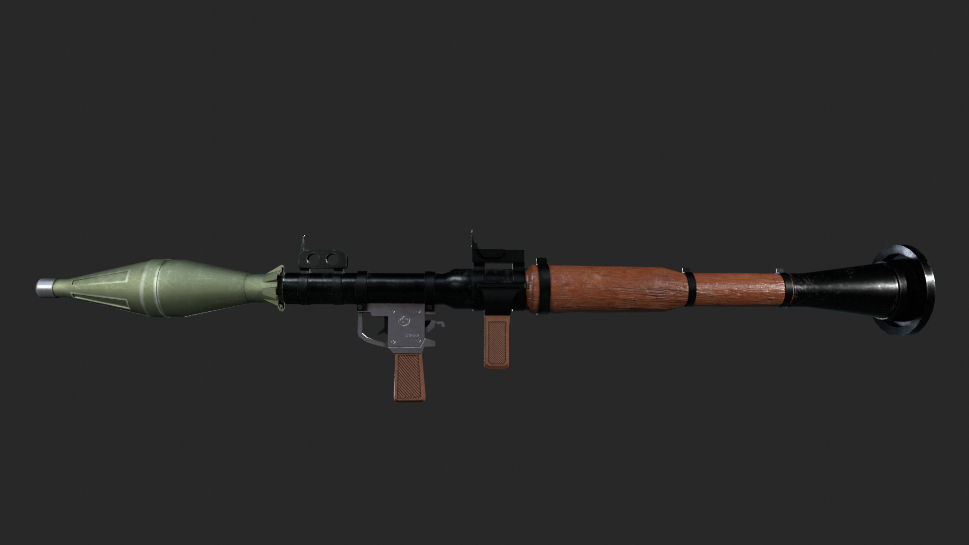 ArtStation - RPG-7 gun model