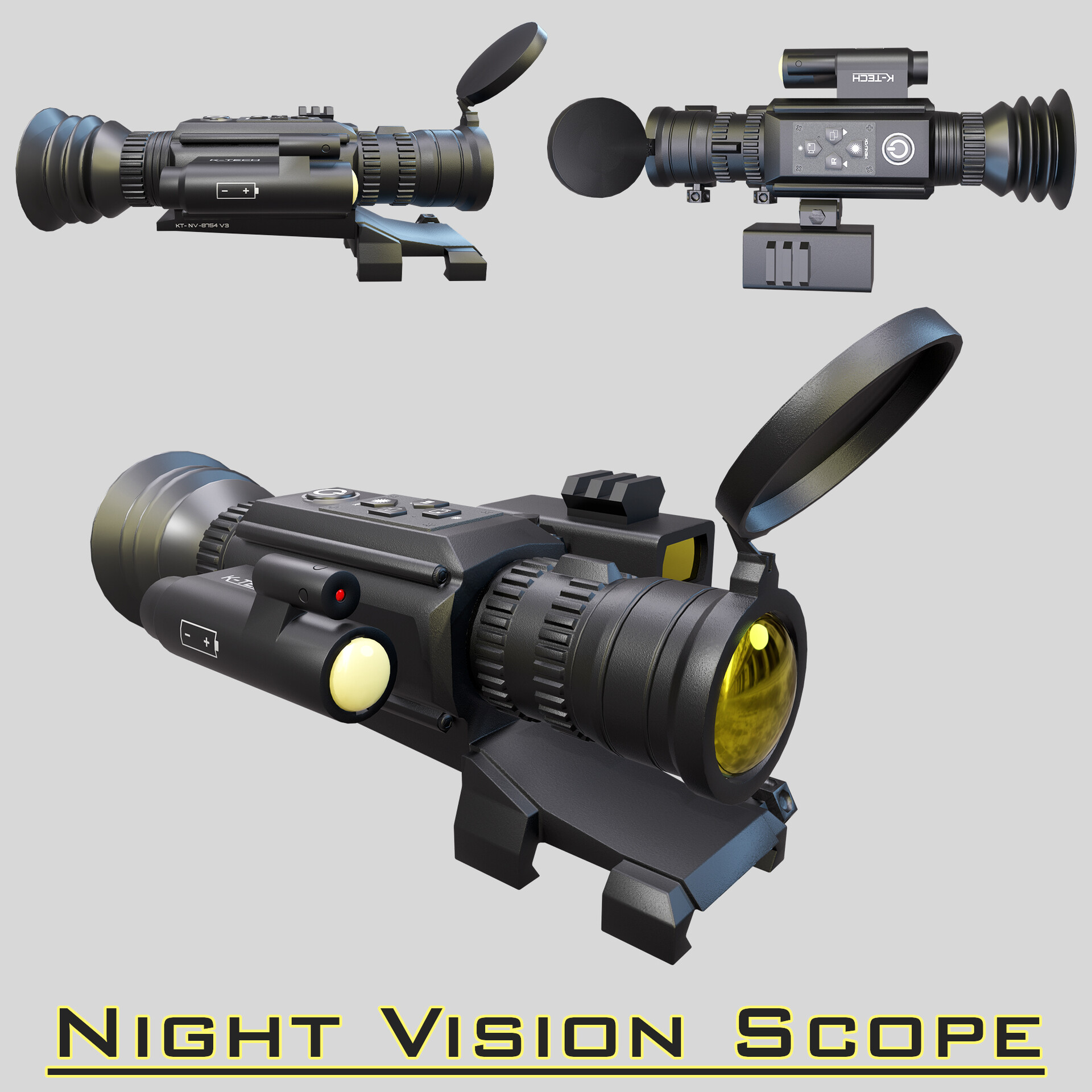 ArtStation - Night Vision Scope