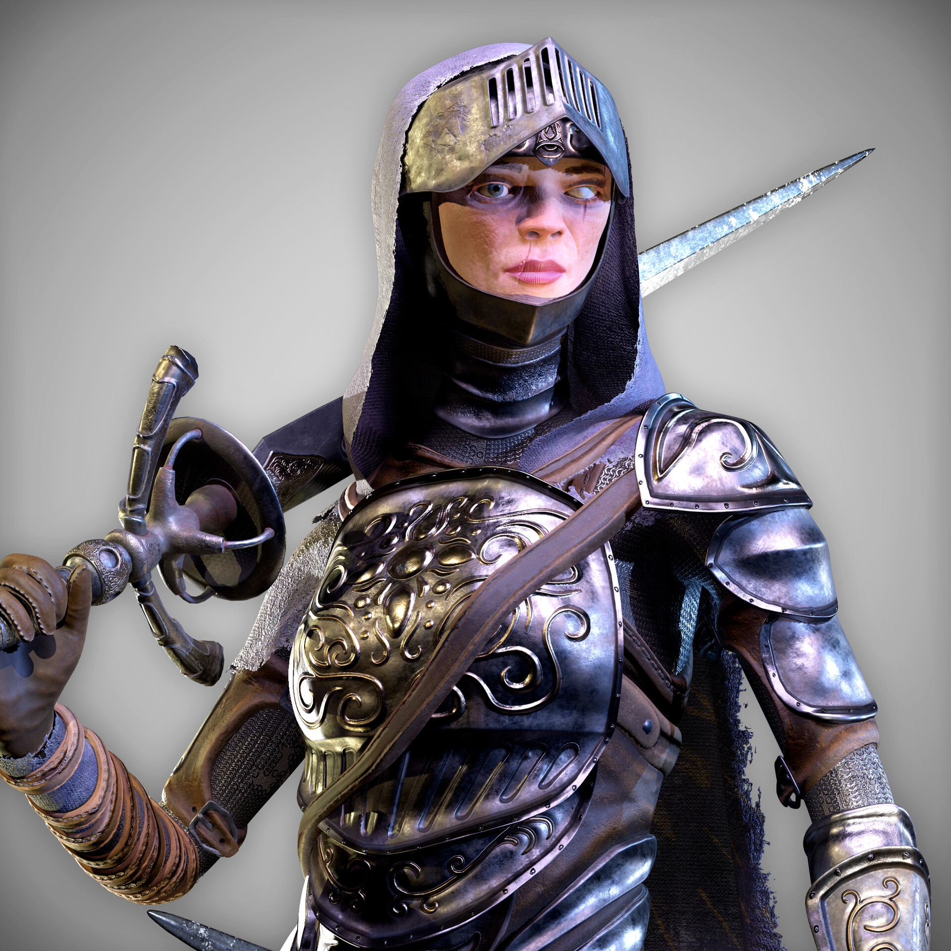 ArtStation - Aldara, The Betrayed Warden