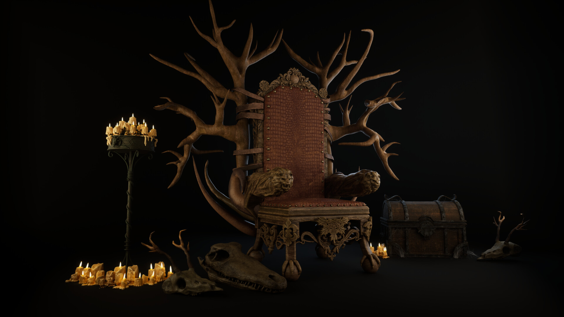 ArtStation - King's Chair
