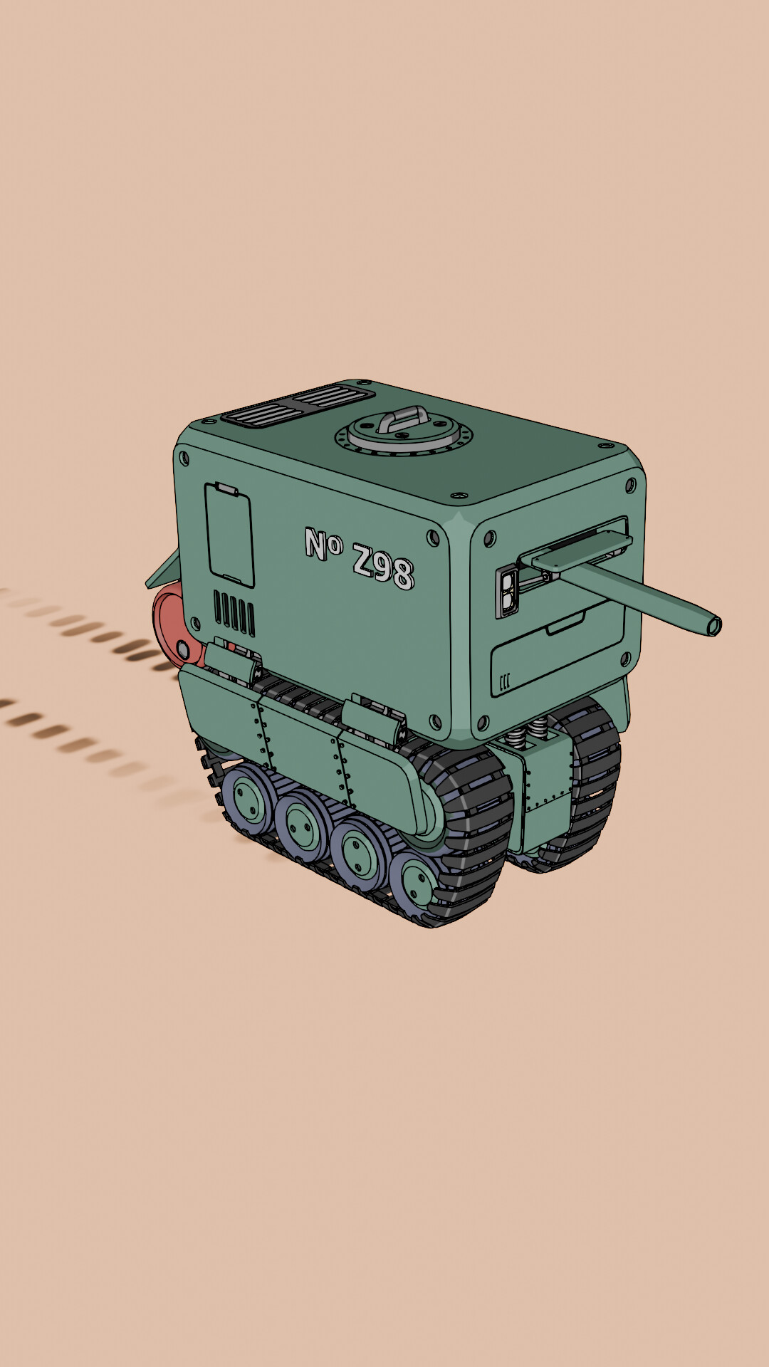 ArtStation - Box Tank - Stylized