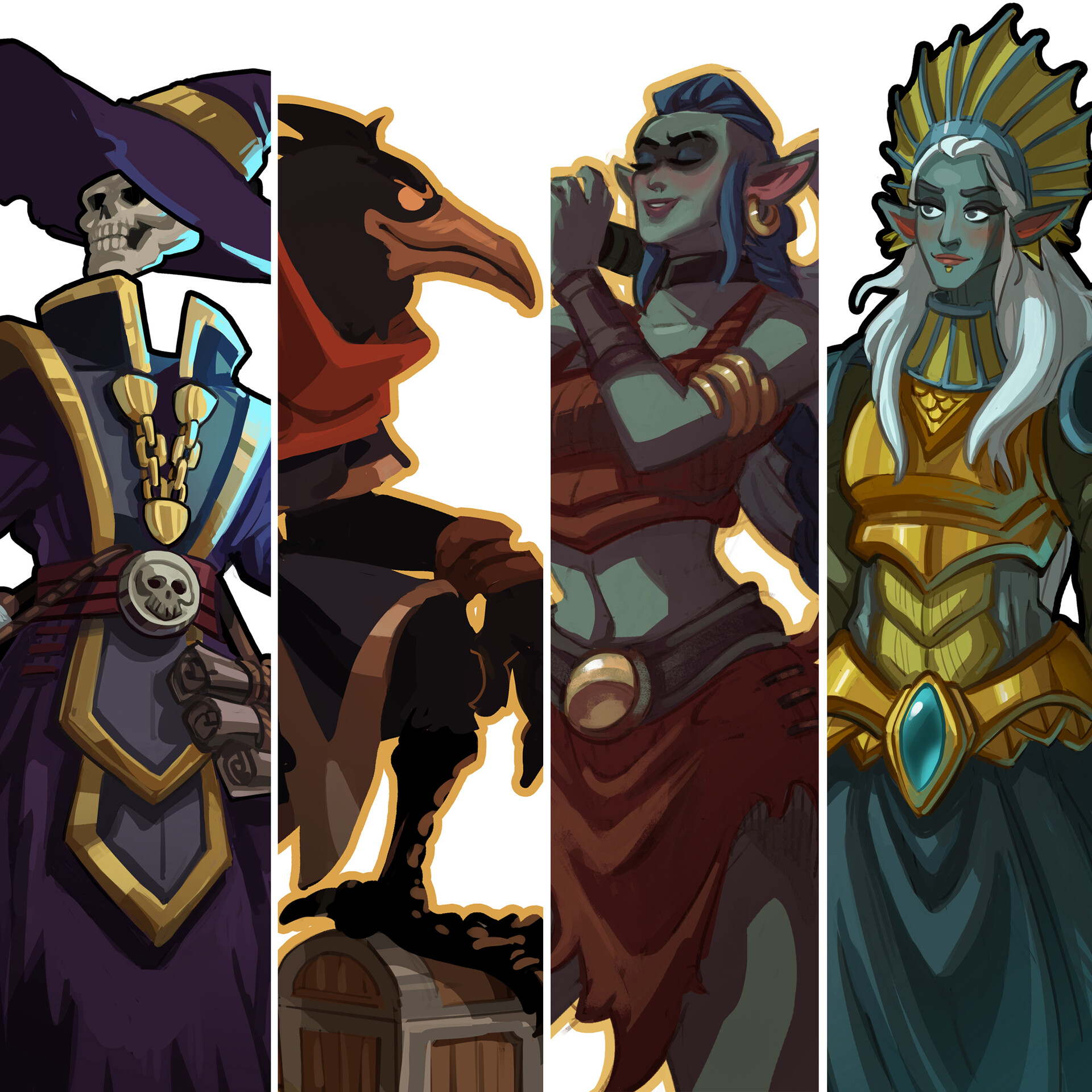 ArtStation - Fantasy Characters Studies