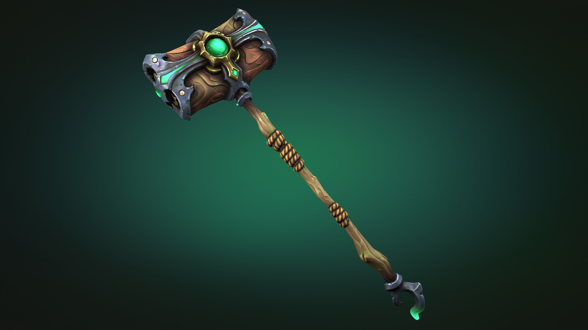 ArtStation - Coastal two handed hammer