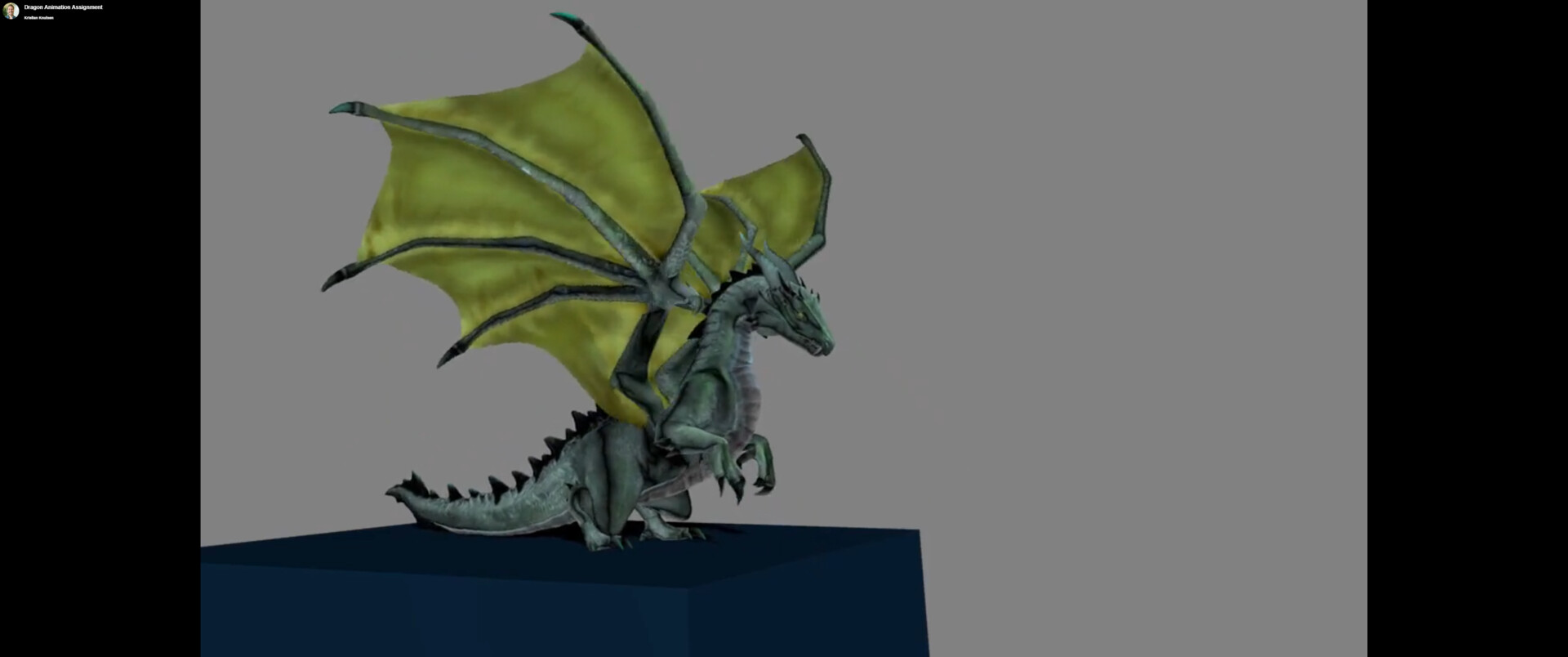 ArtStation - Dragon Animation Assignment