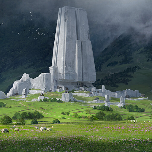 ArtStation - Distant Village