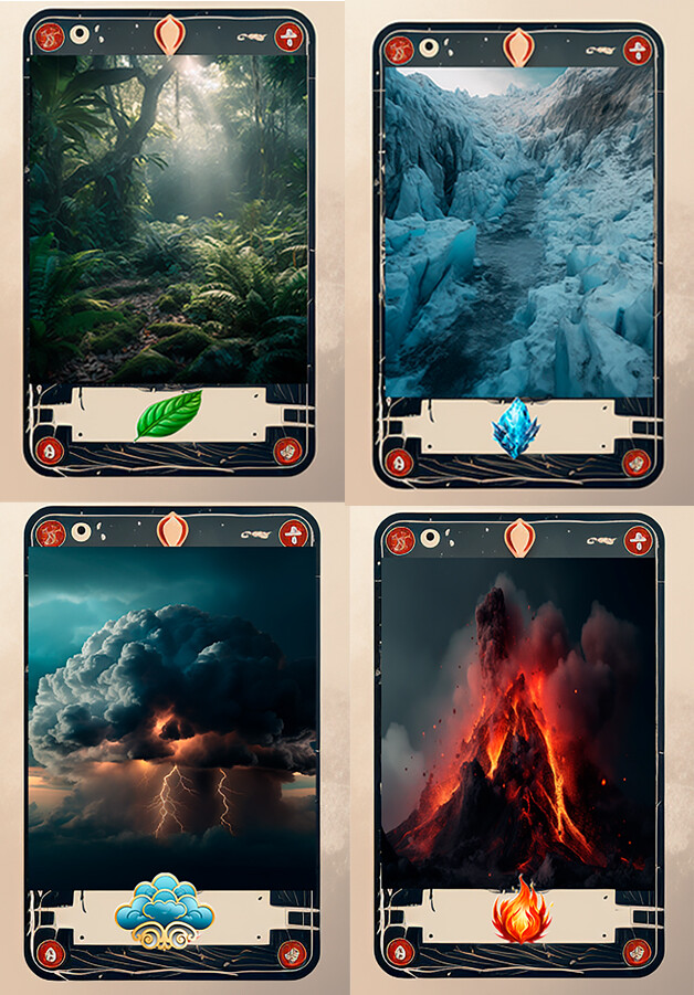 ArtStation - Basic land magic fan art