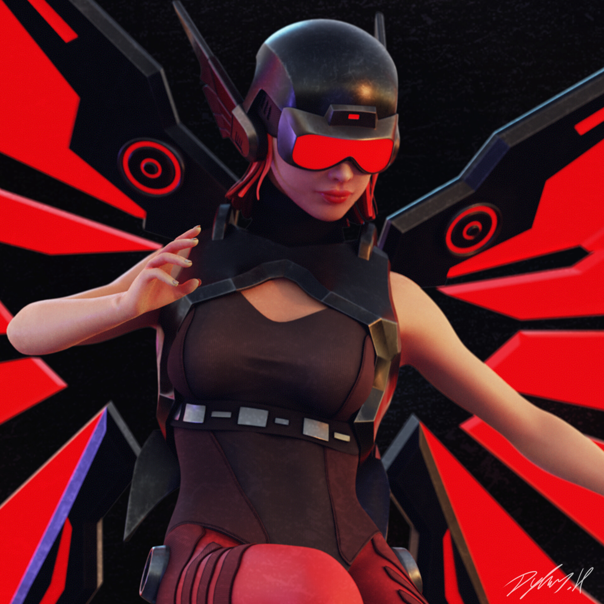 ArtStation - Cyberpunk Valkyrie