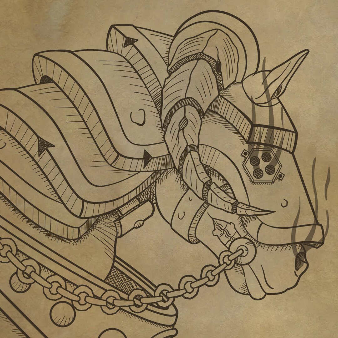 ArtStation - Acherus Deathcharger Visual Graphic Update Design