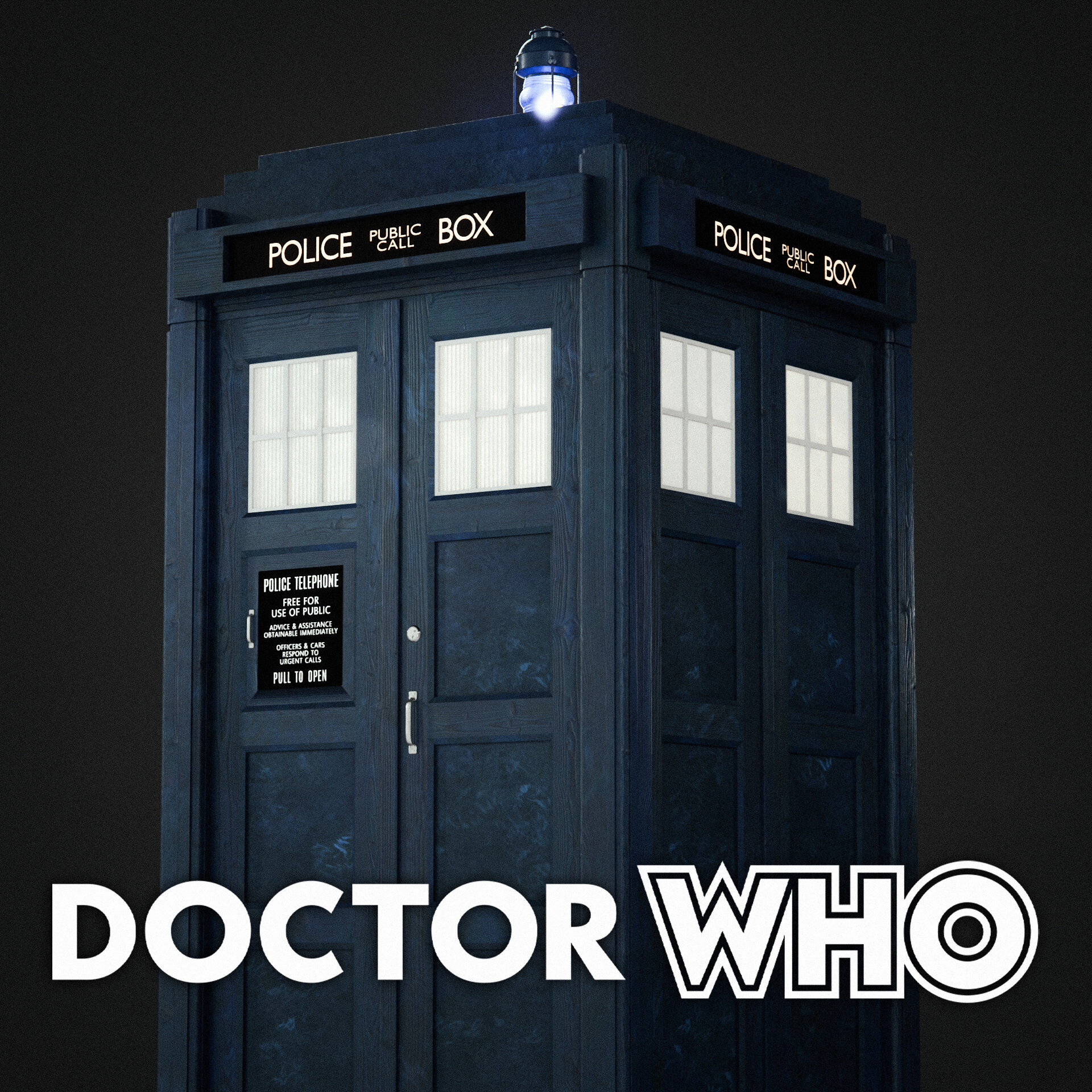 ArtStation - 15th Doctor Tardis