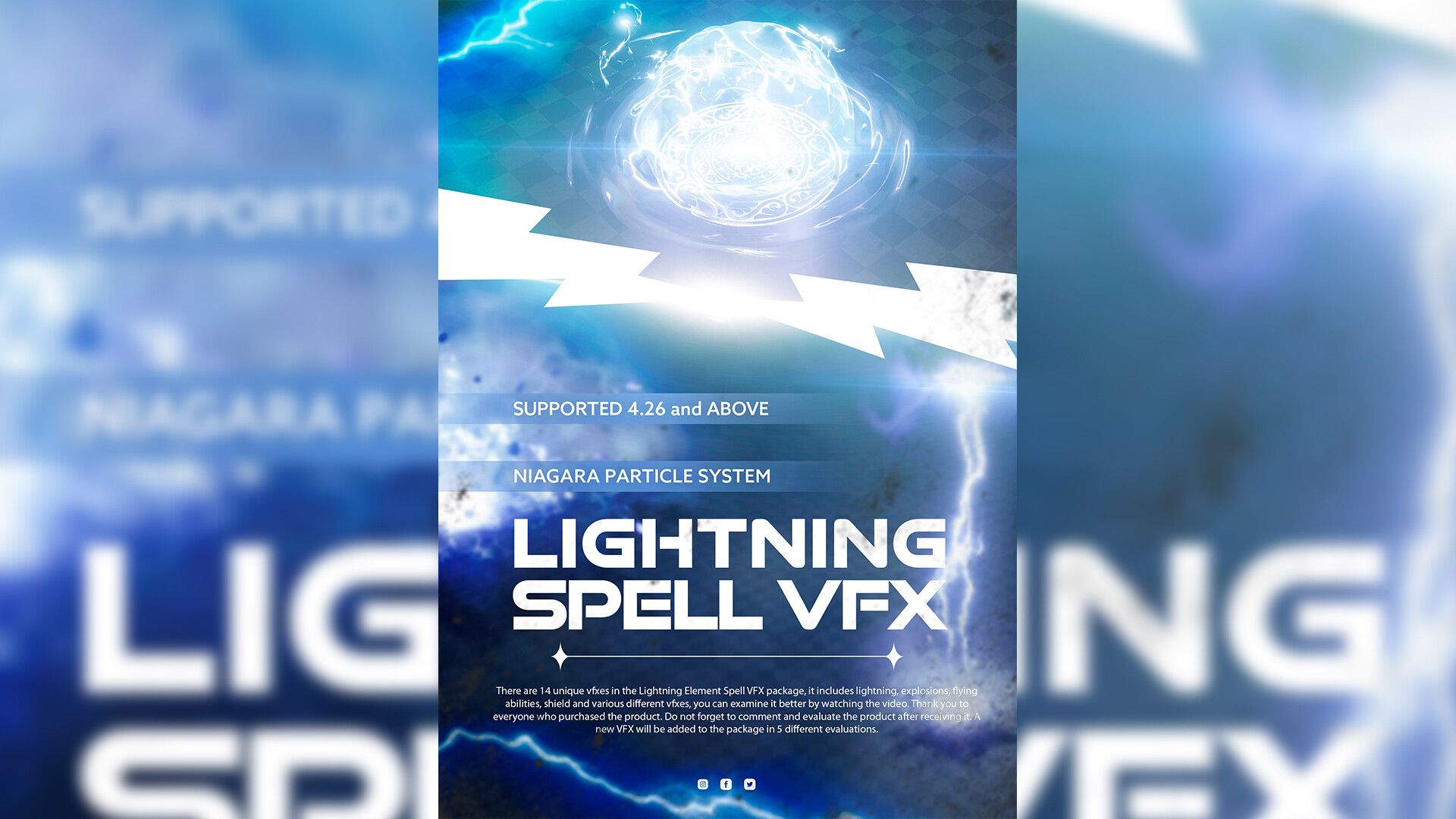 ArtStation - UE4 | Lightning Element - Spell VFX Pack "14 Niagara ...