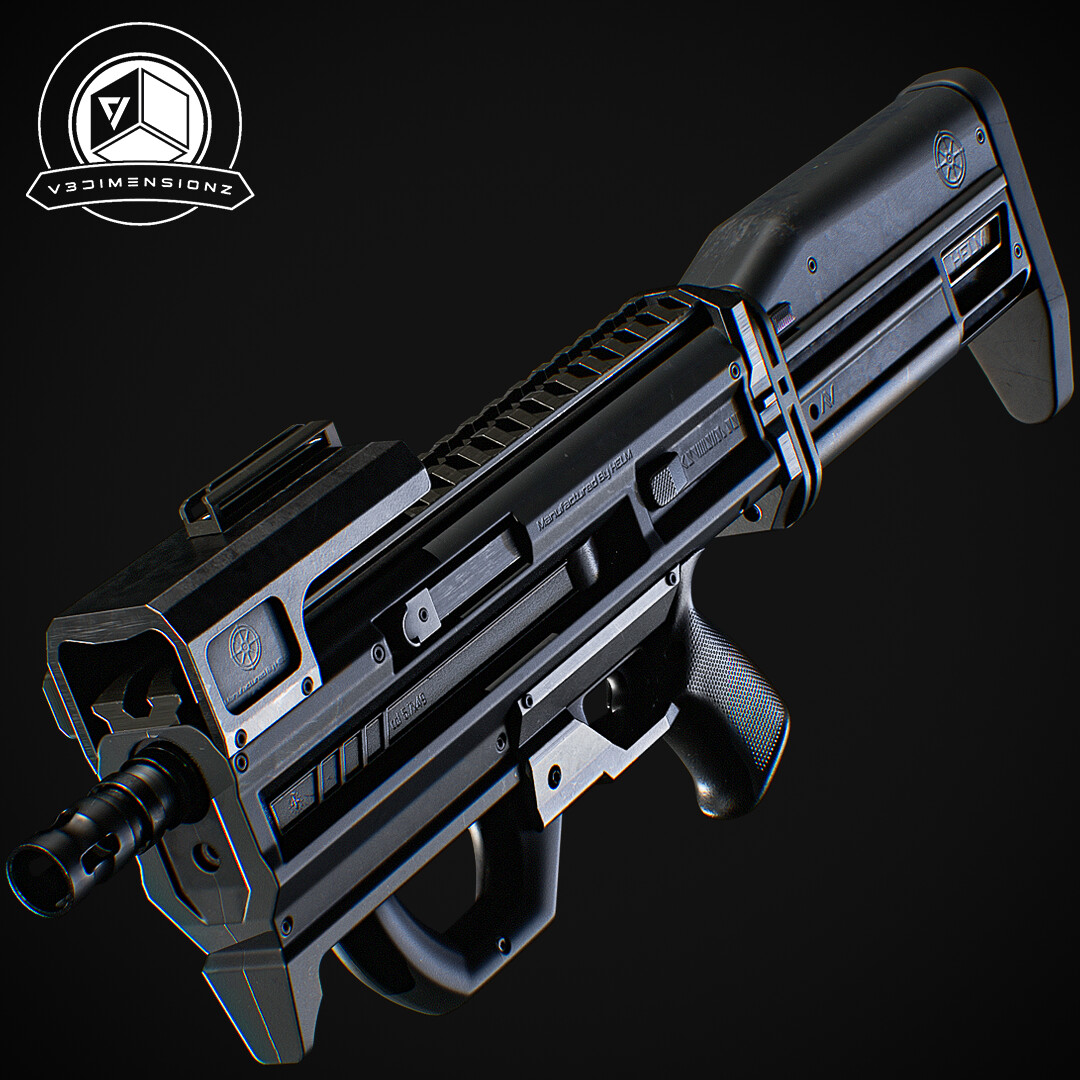 ArtStation - Helm L9 Submachine Gun