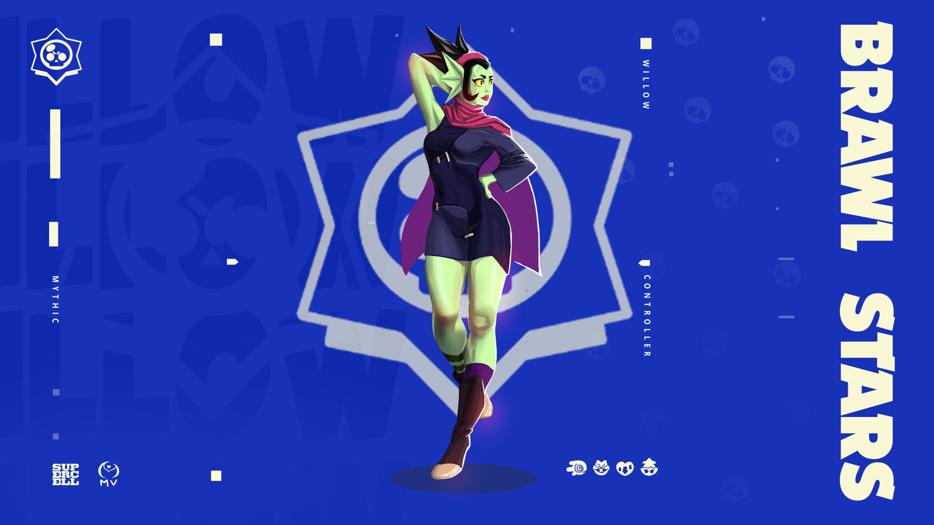 ArtStation - Willow-brawl stars