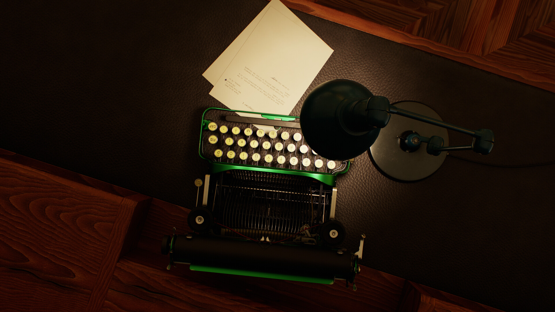 ArtStation - Writer`s desk