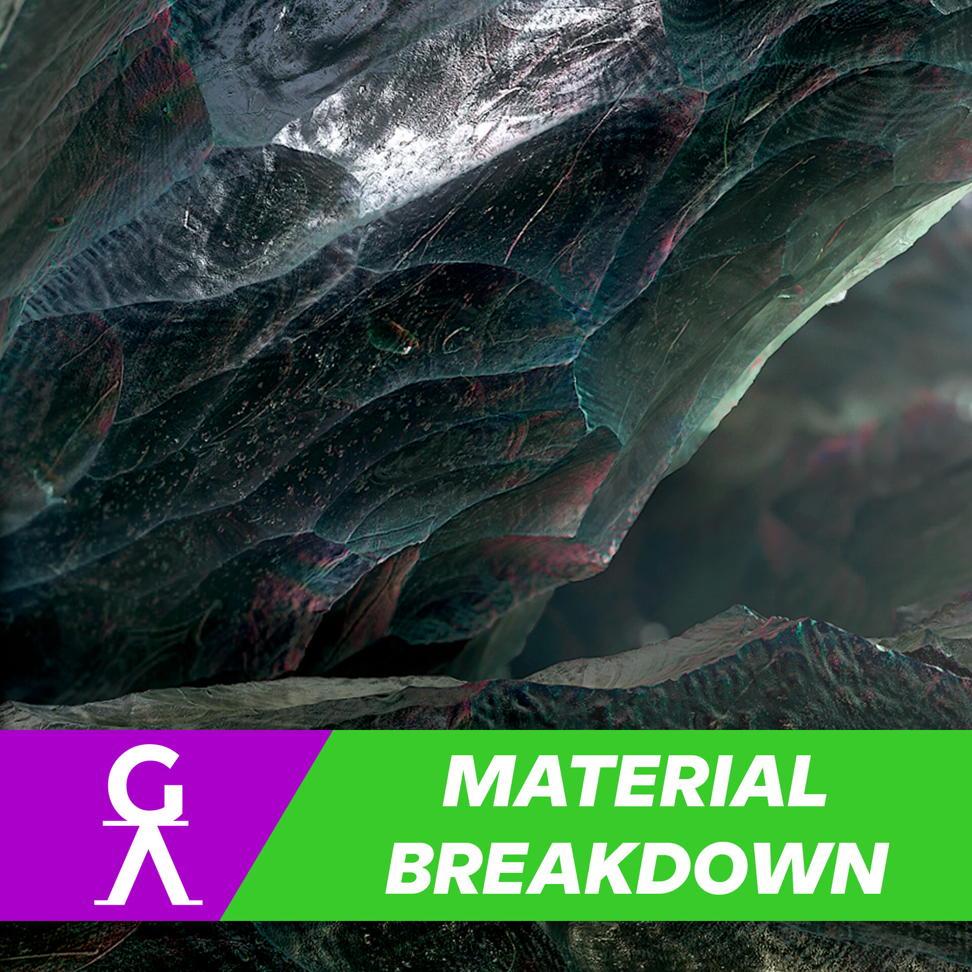 ArtStation - Obsidian - Material Breakdown - Júlia Sauleda