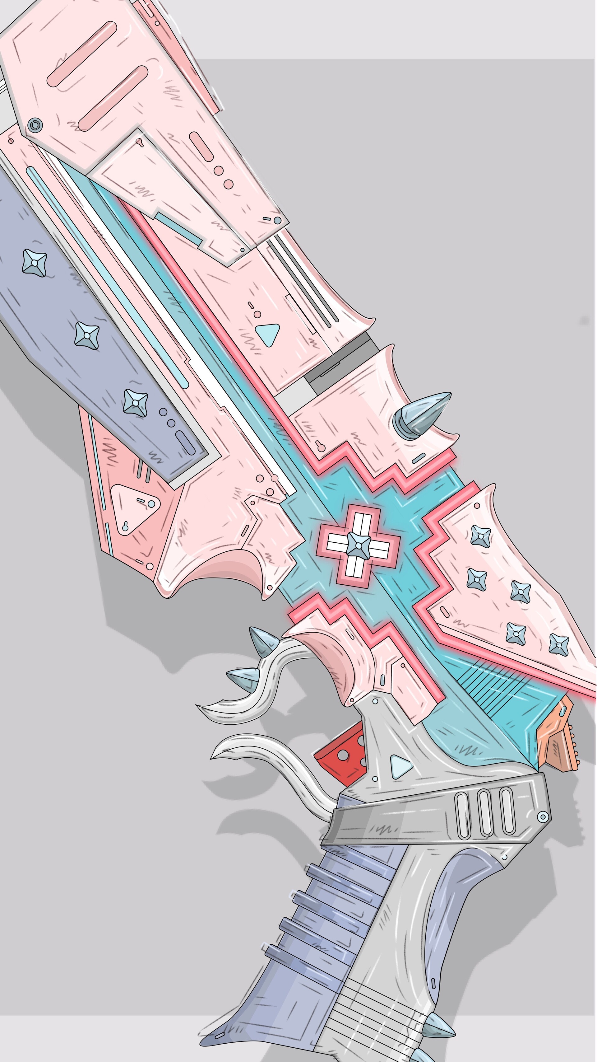 ArtStation - Pink Punk Pistol