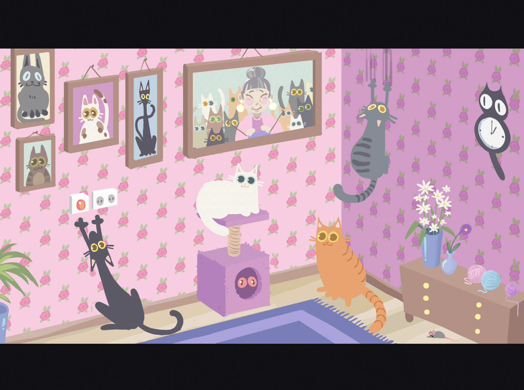 ArtStation - Key art: Cat Escape