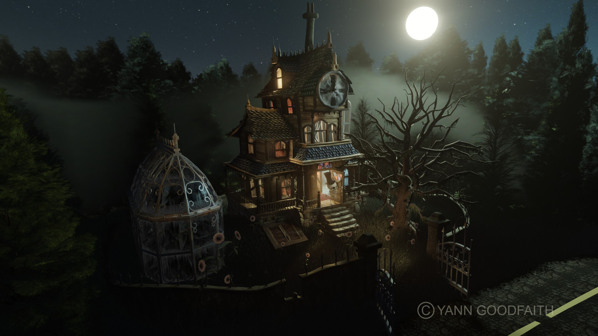 ArtStation - house gothic