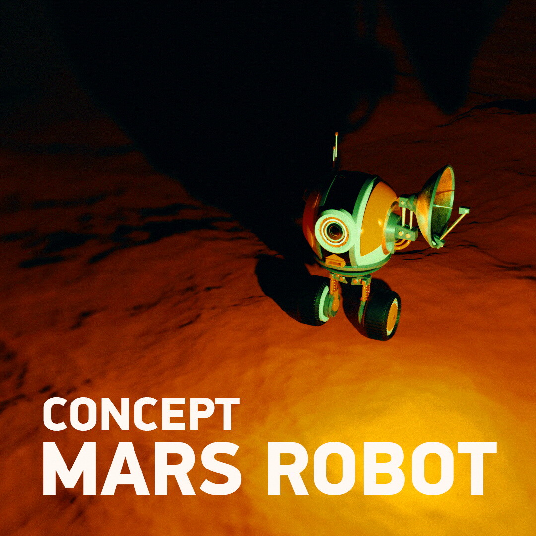ArtStation - mars robot concept