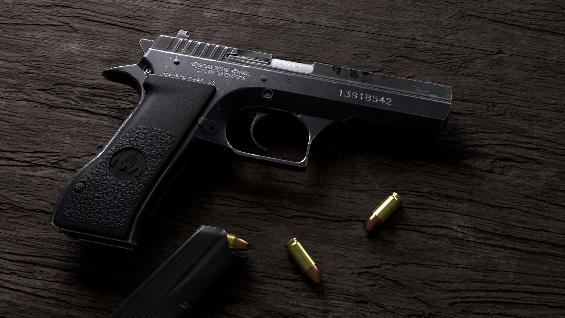 ArtStation - IWI Jericho 941 Model R