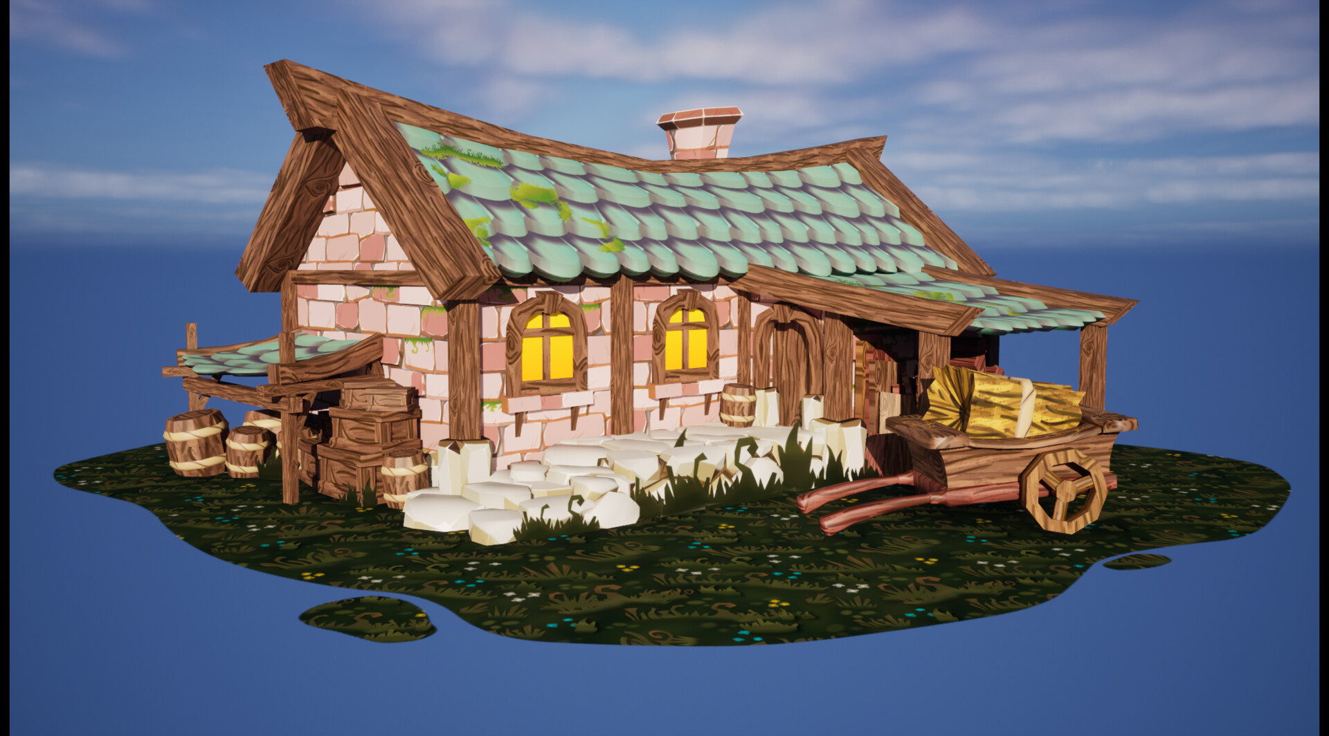 ArtStation - WoW styled environment