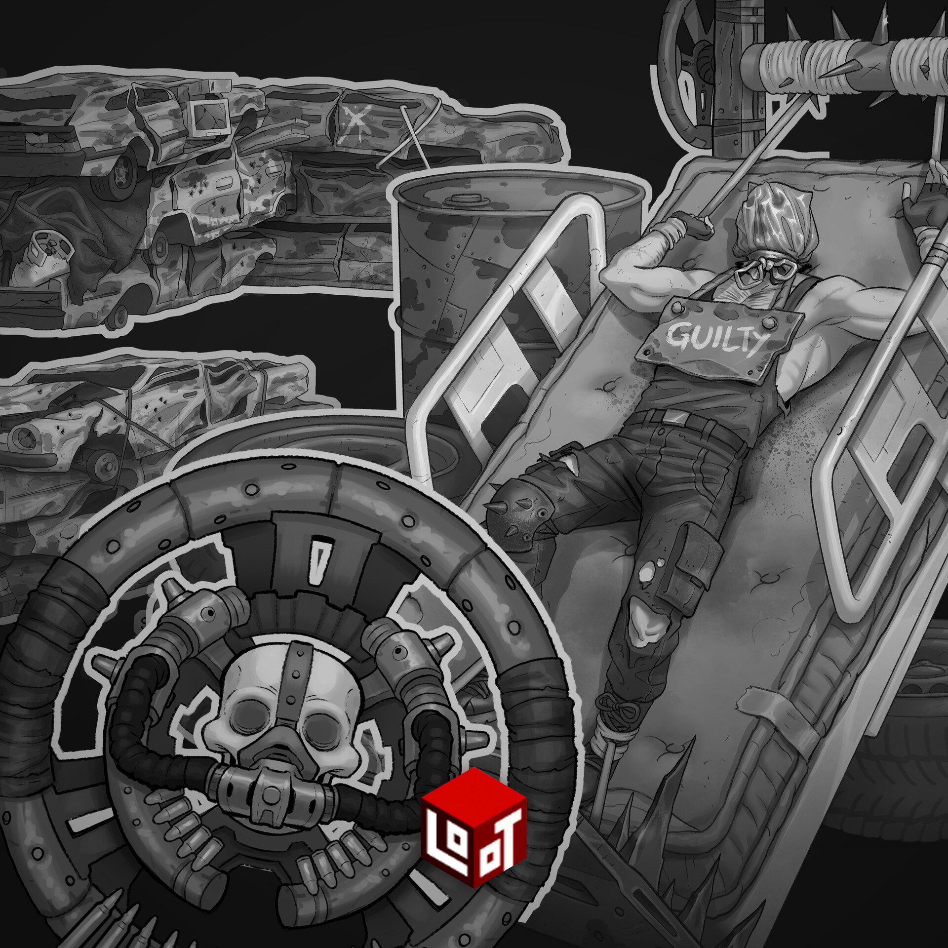 ArtStation - Metal Maelstrom - Props (Loot Studios)