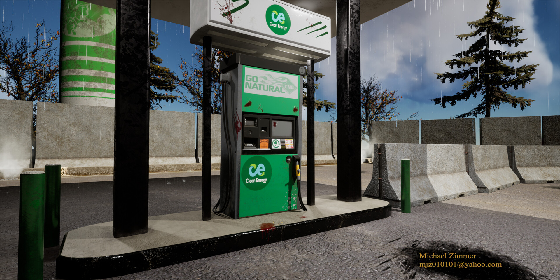 ArtStation - Nightmare CNG Fuel Pump