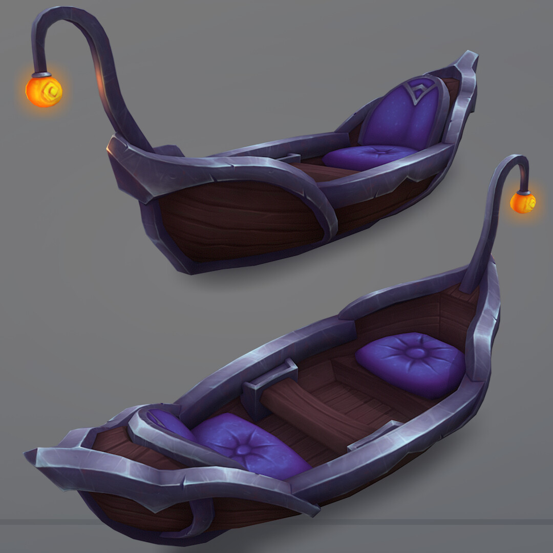 ArtStation - Suramar Boat - WoW Fanart