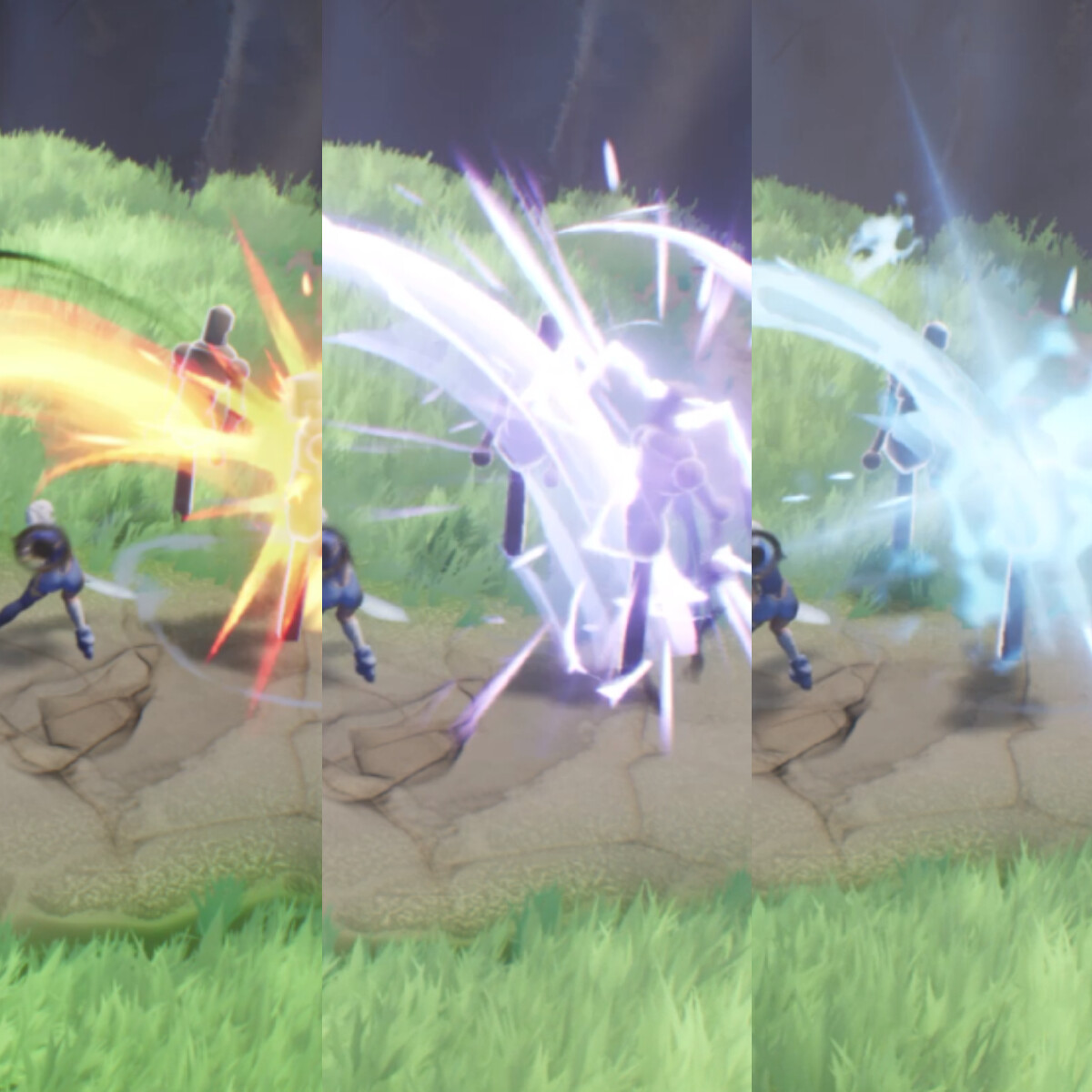 ArtStation - VFX Elemental Slashes