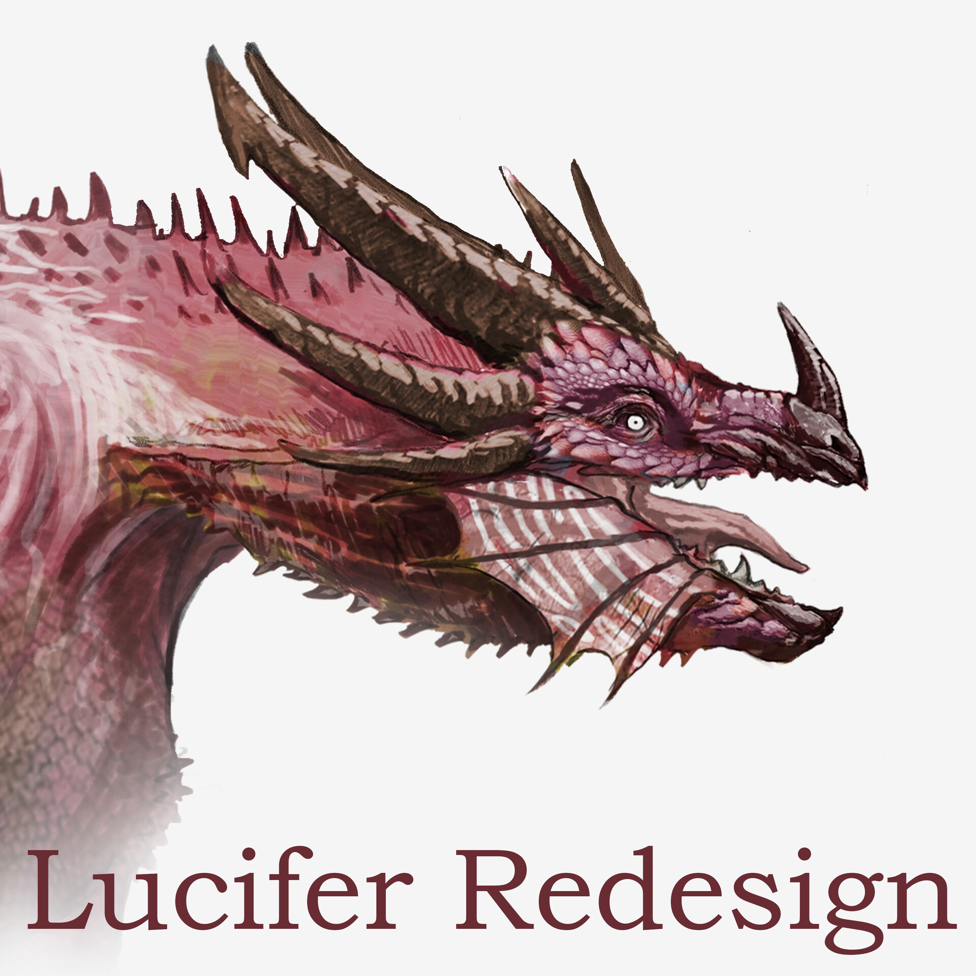 ArtStation - Lucifer Dragon Design