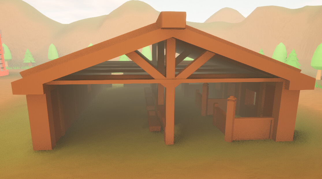 ArtStation - Low-Poly stable