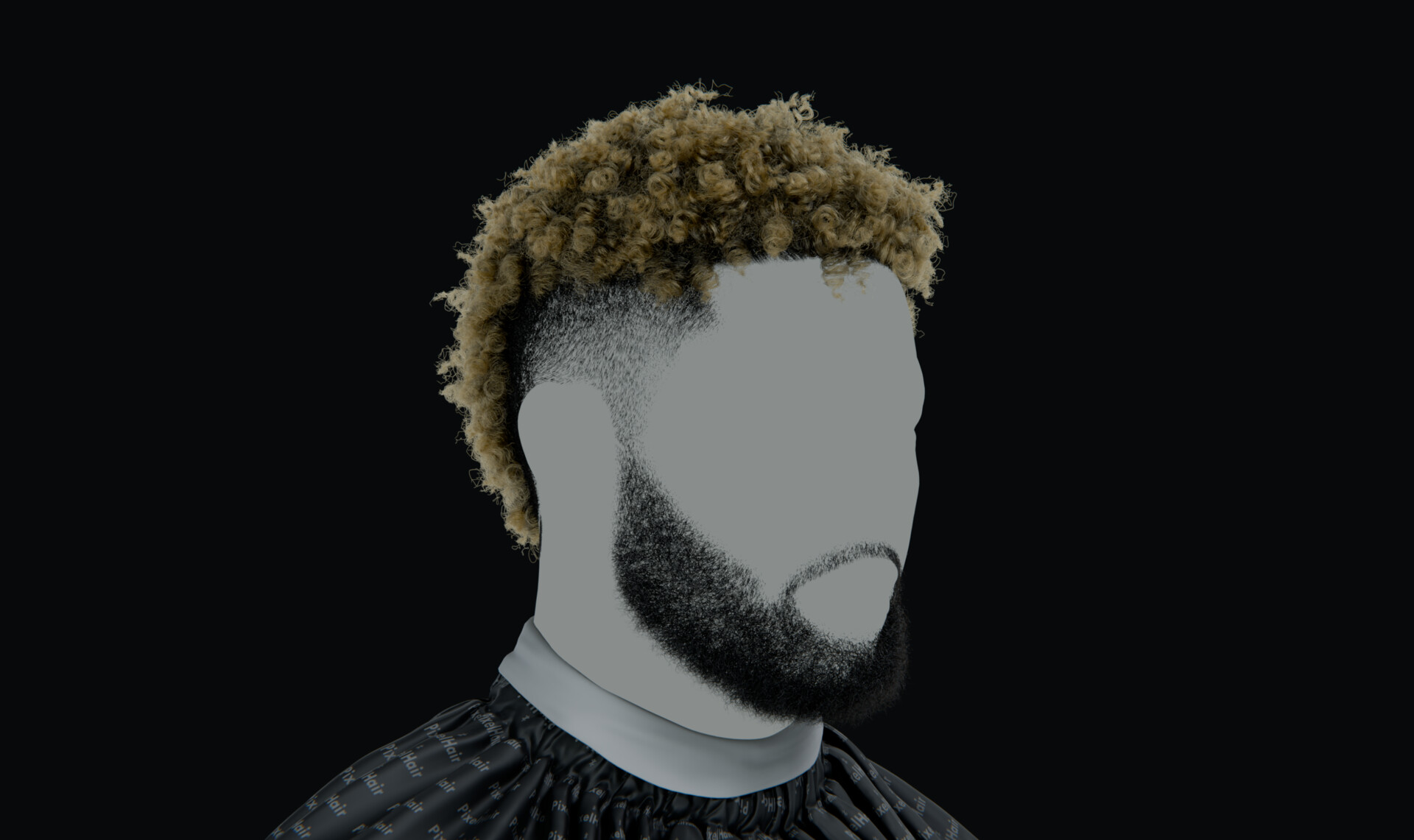 ArtStation - Blender Hair groom (Odell Beckham Jr.curly mohawk)