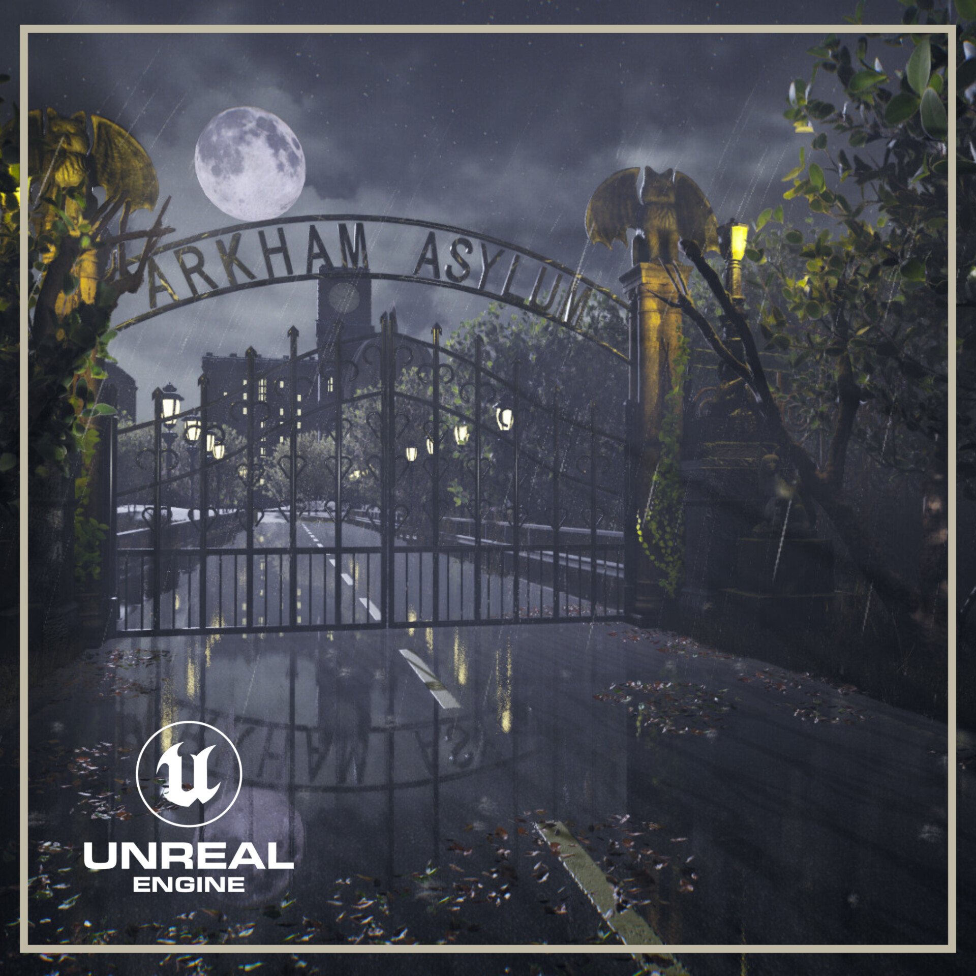 ArtStation - Arkham Asylum - FanArt
